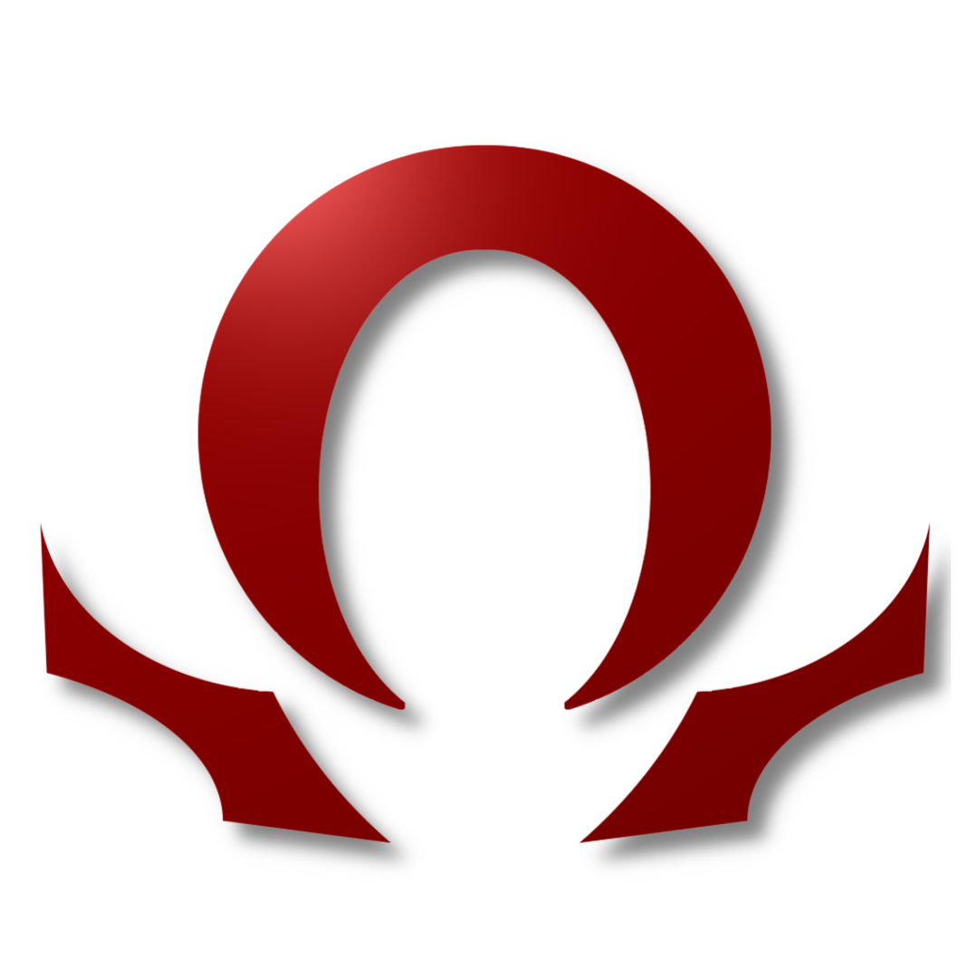 God Of War Omega Symbol Wallpaper