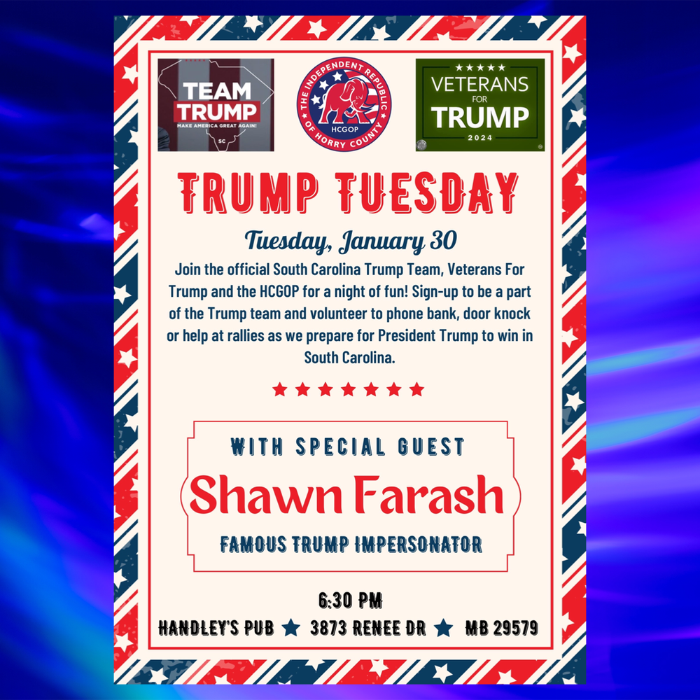 Upcoming Events / Calendar — Horry County Republican Party