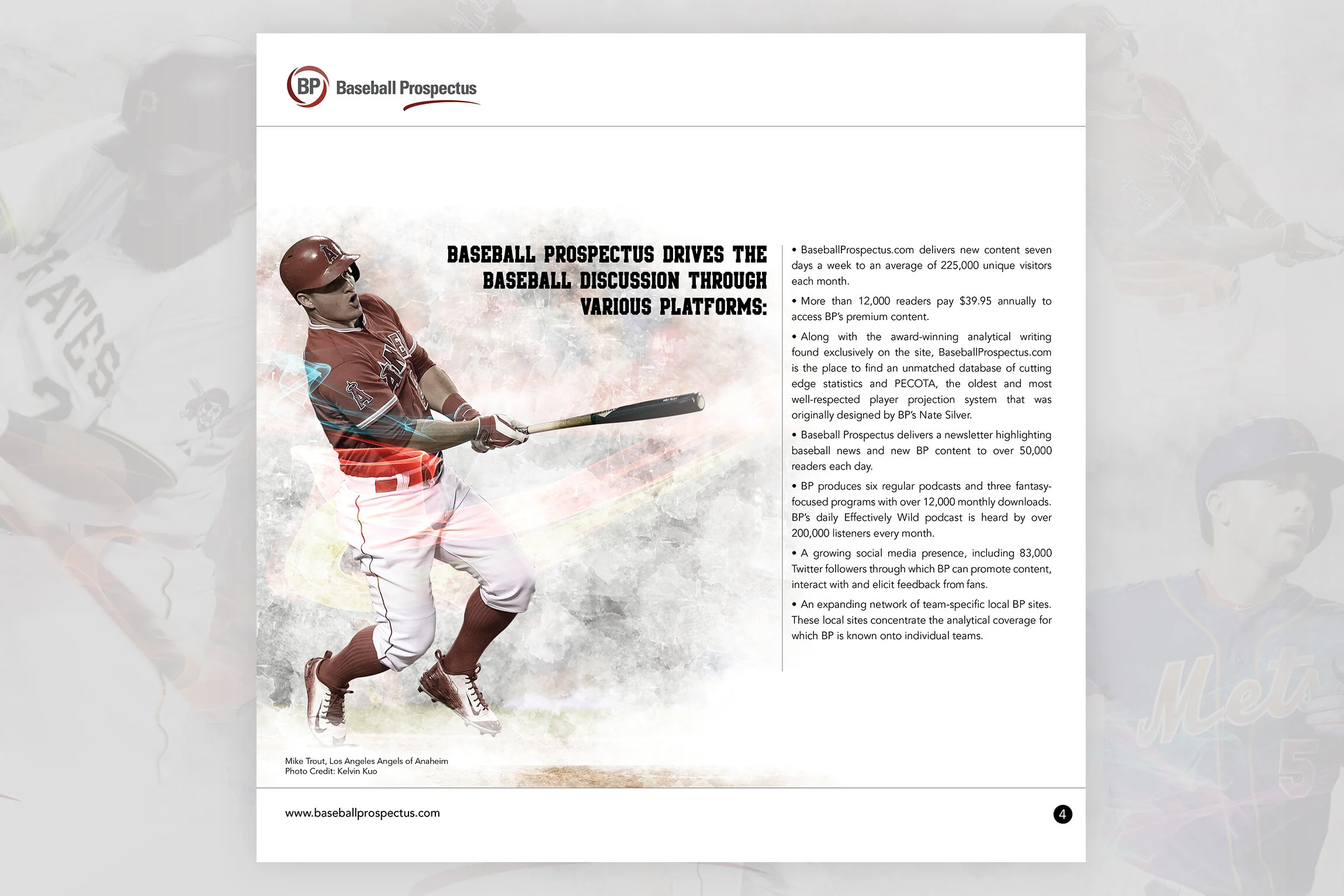 Baseball Prospectus Media Kit — AUSTIN HOYT DESIGN