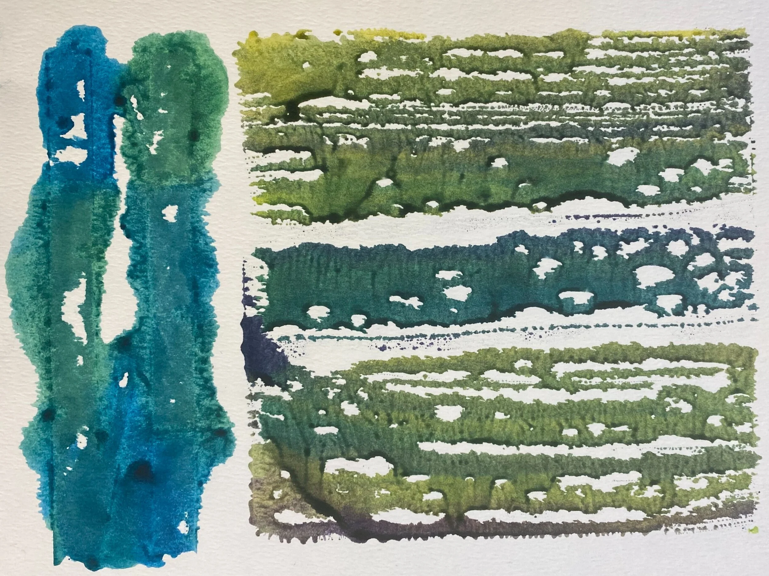 Monoprint with Watercolors — Simply Wonderful Art