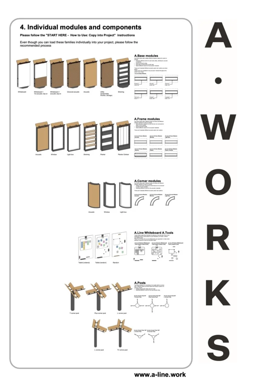 Revit, Augmented Reality Furniture files — A.WORKS