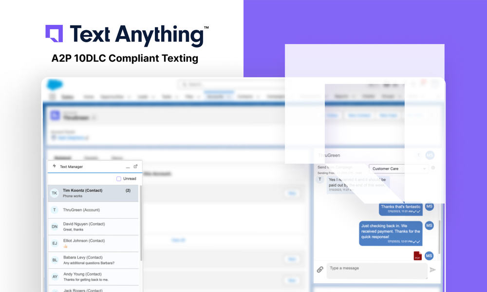 Text Anything for Salesforce