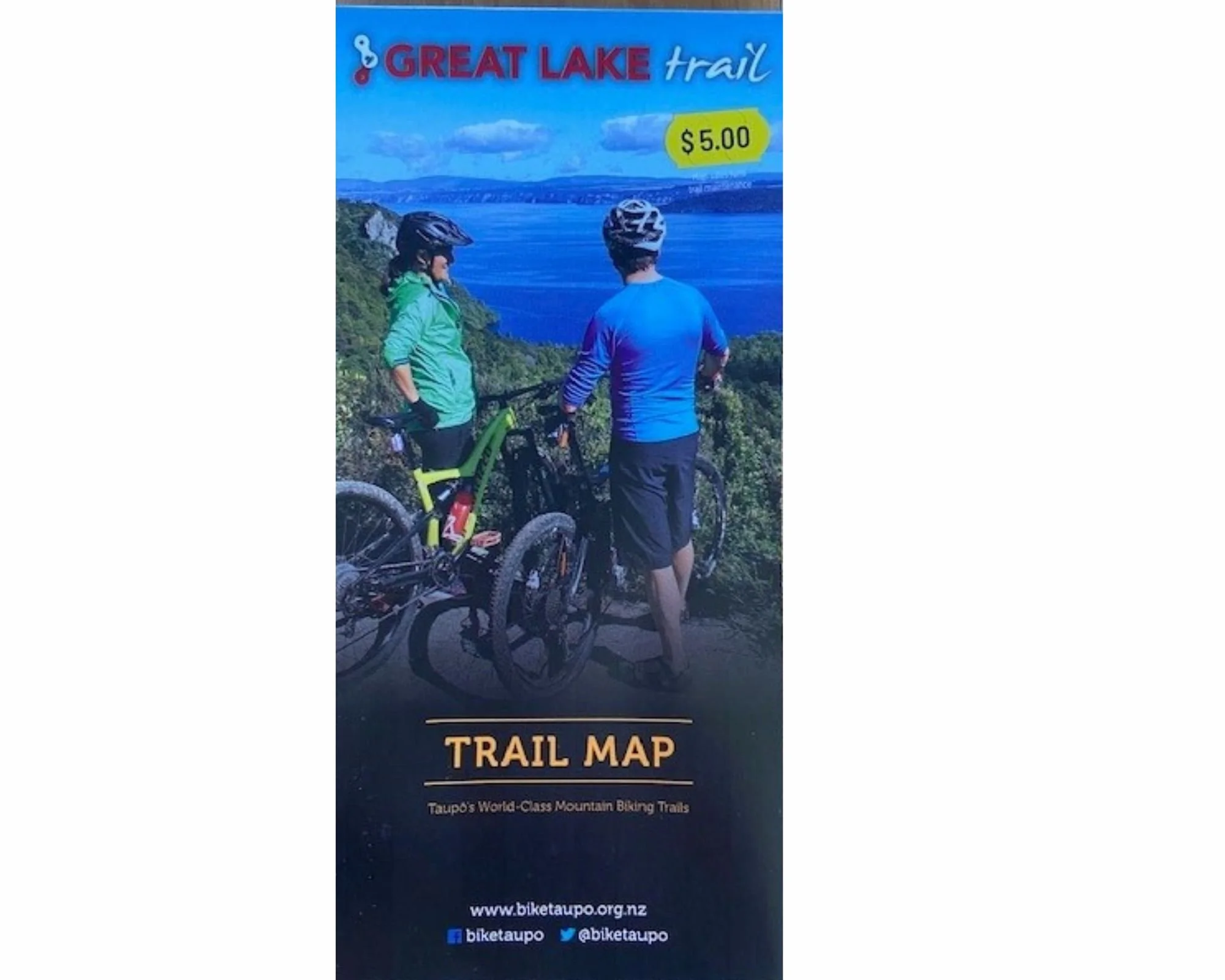 Great Lake Trail Map — Bike Taupo