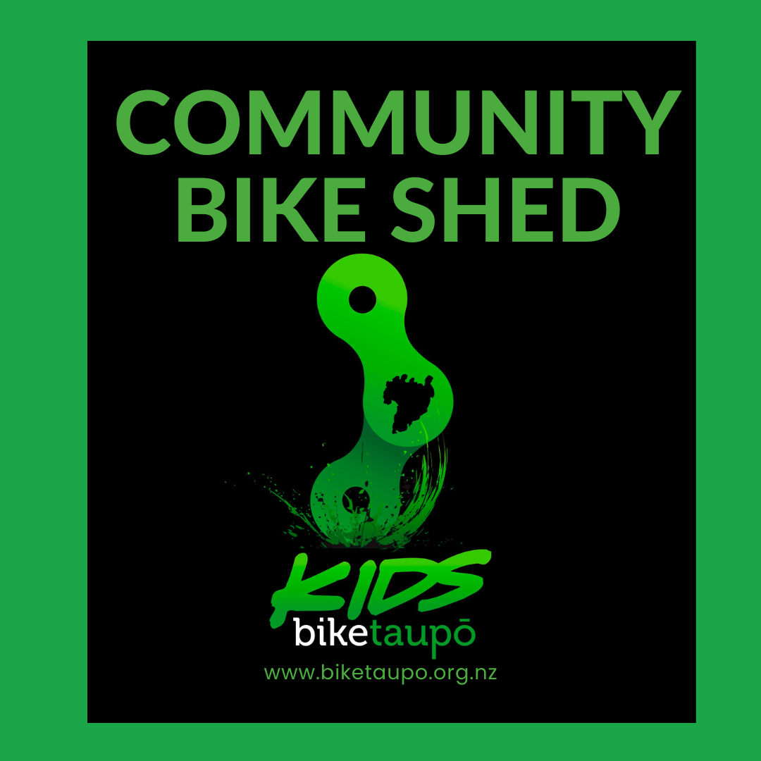 KIDS BIKE TAUPO COMMUNITY BIKE SHED — Bike Taupo