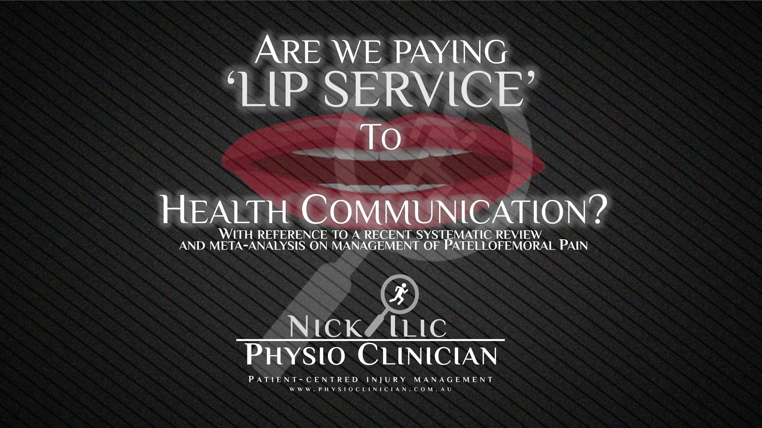 Blog — Nick Ilic Physio Clinician