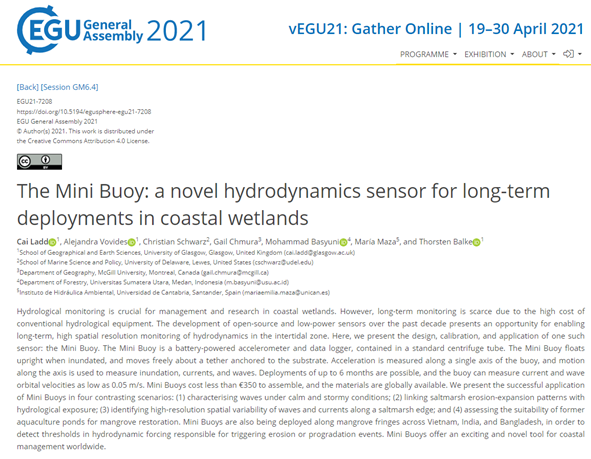The Mini Buoy: a novel hydrodynamics sensor for long-term deployments ...