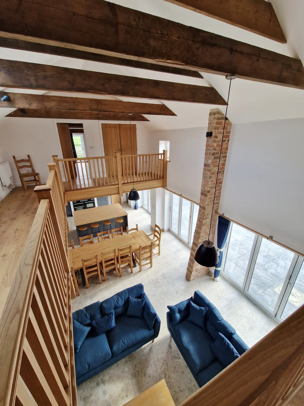 The Hayloft, stunning barn accommodation, sleeps 6, group accommodation ...