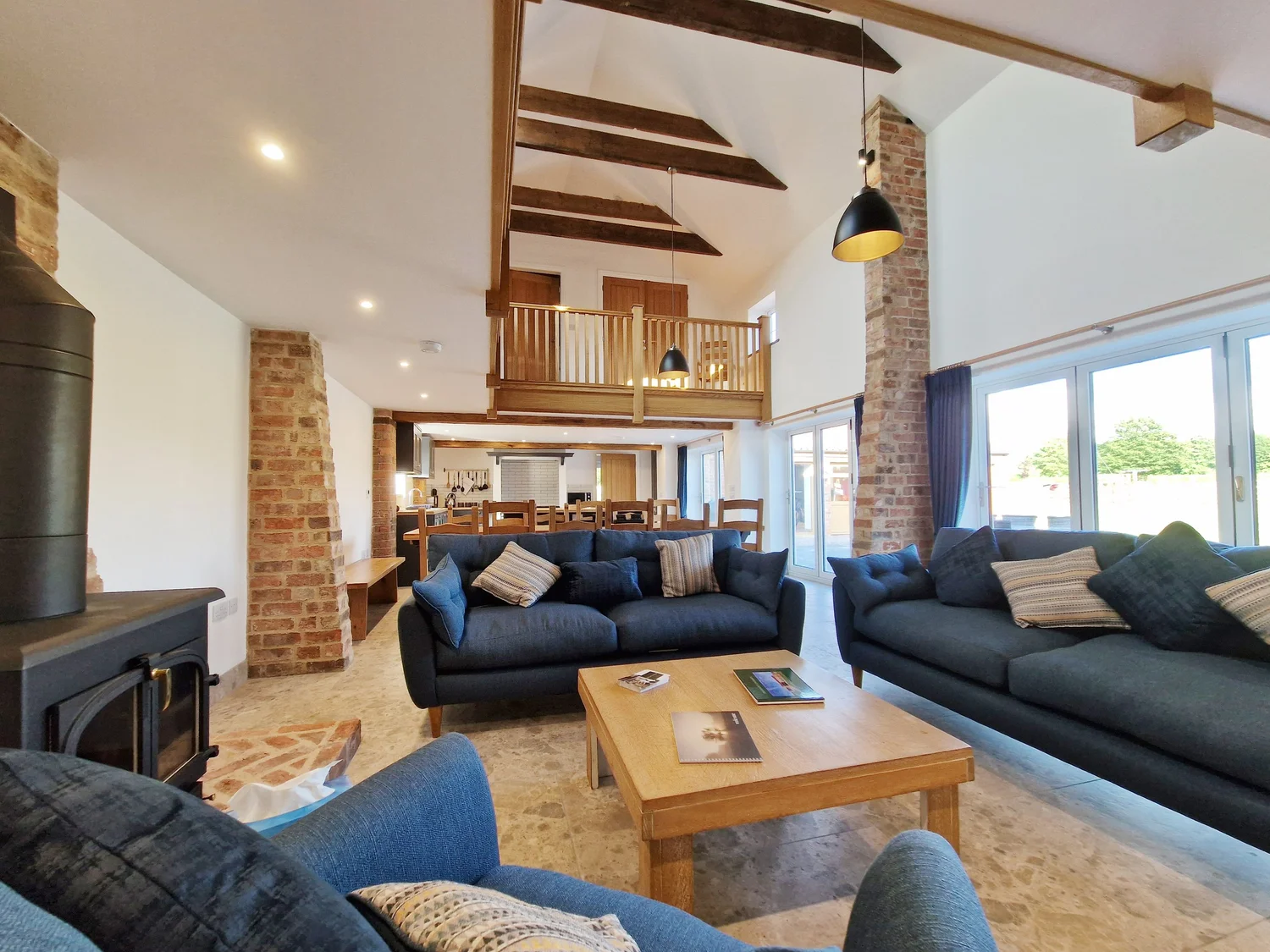 The Hayloft, stunning barn accommodation, sleeps 6, group accommodation ...