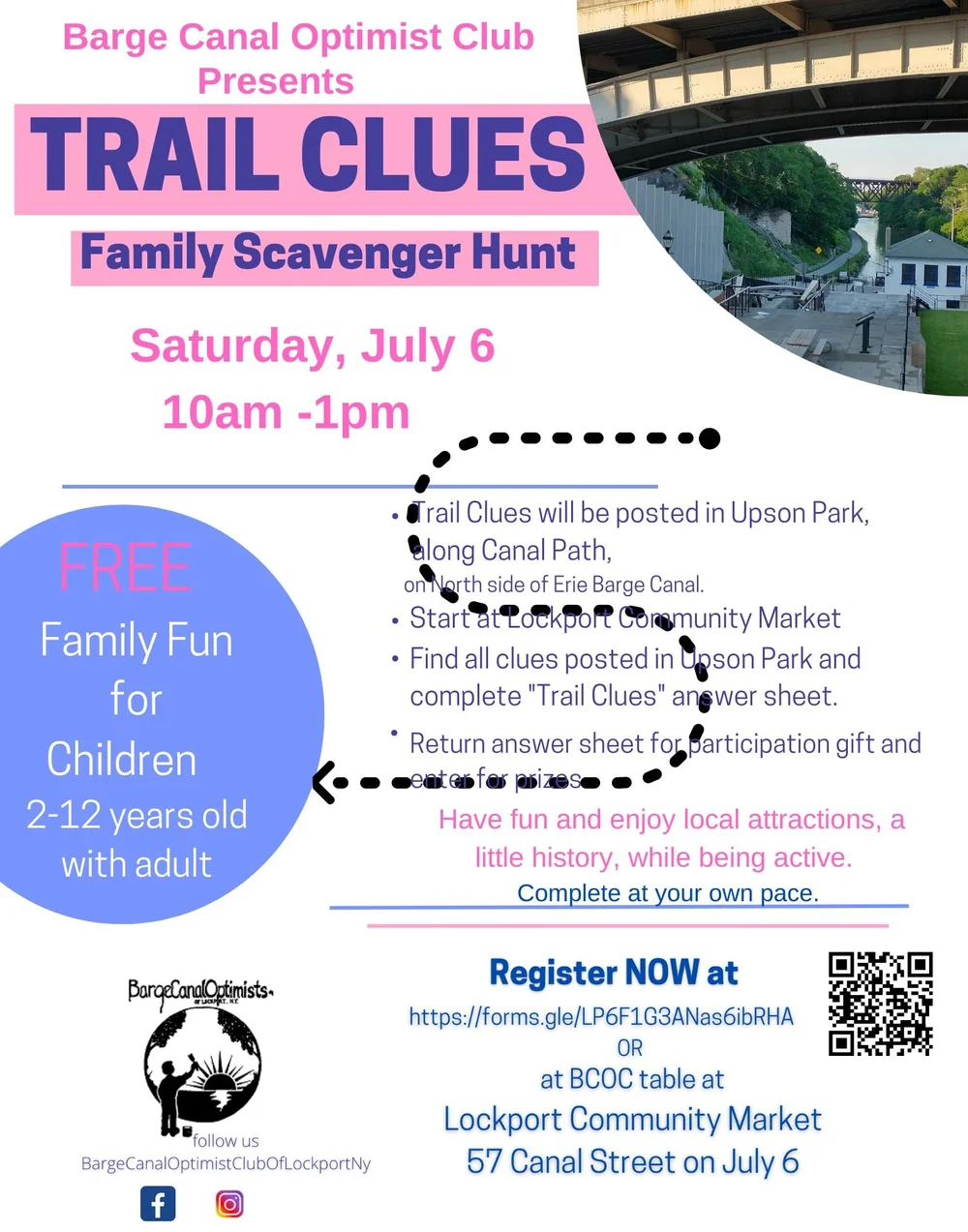 Trail Clues: Family Scavenger Hunt — Discover Lockport