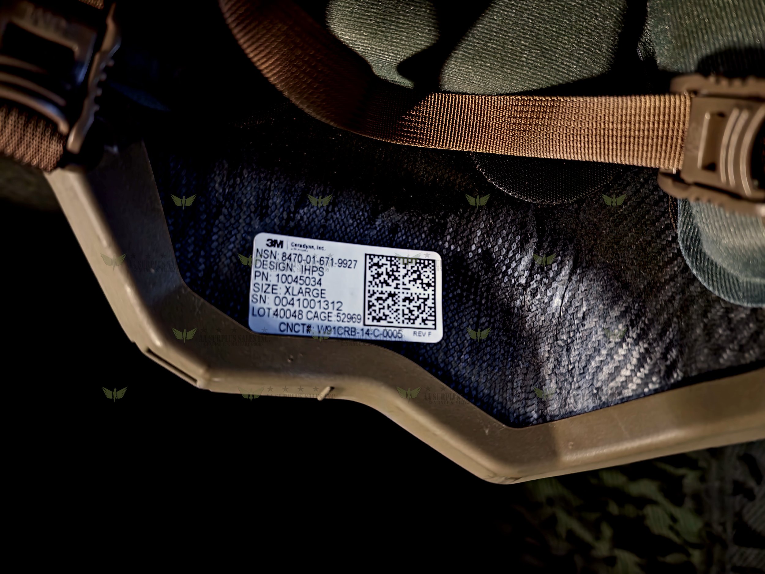 3M Ceradyne Inc. US Army IHPS | Integrated Head Protection System ...