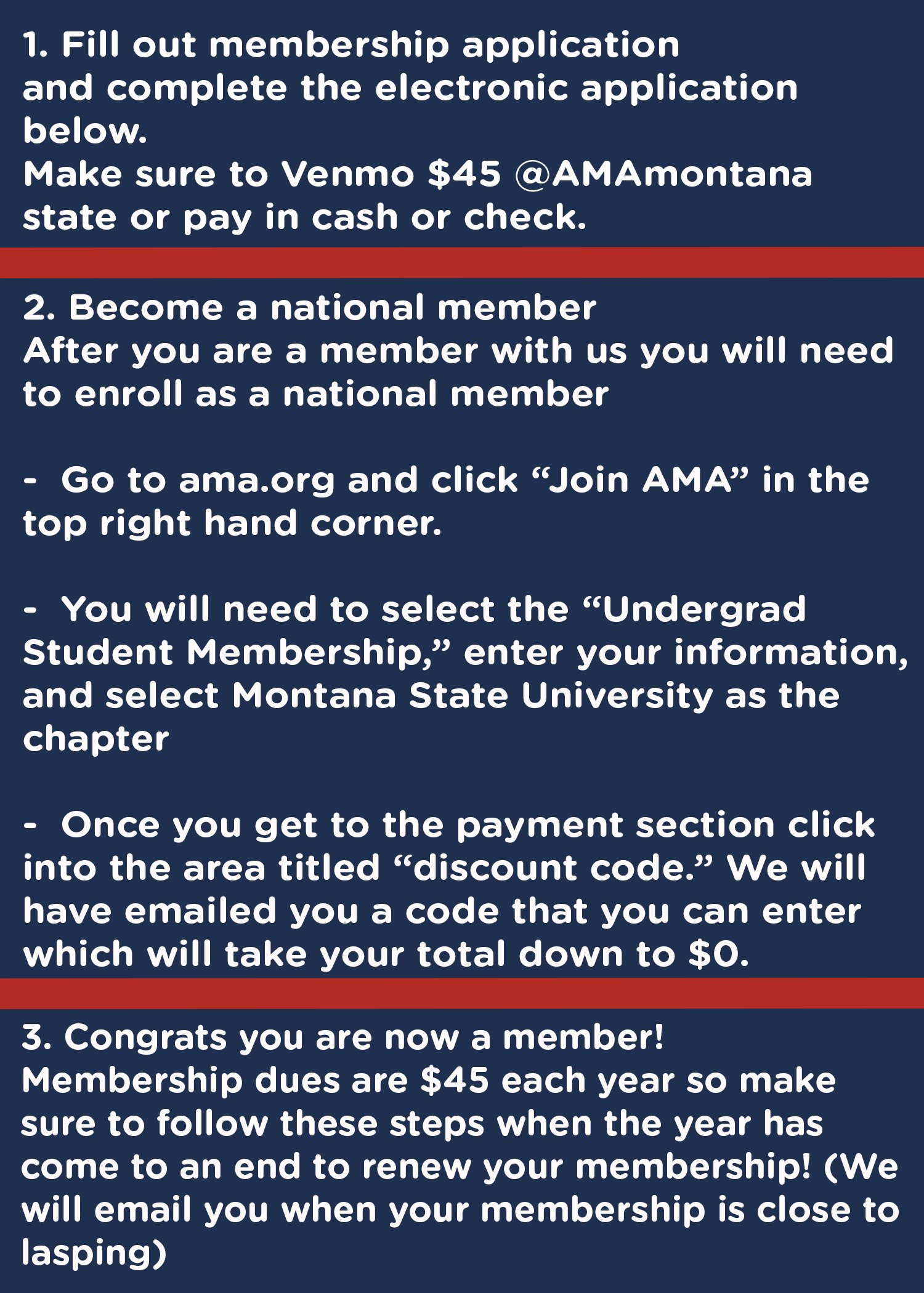 How to Join — AMA Montana State