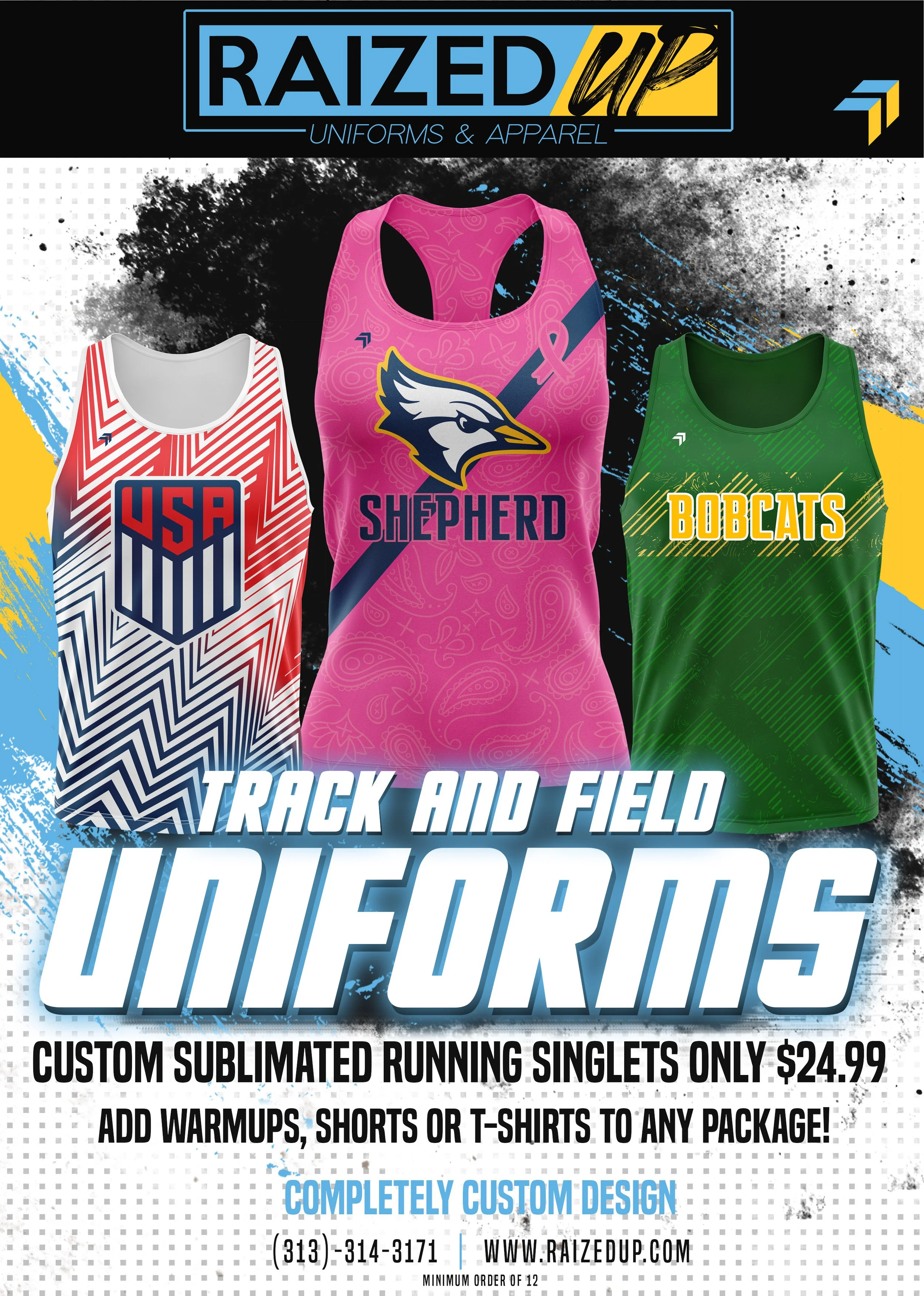Custom Sublimated Track and Cross Country Uniforms — RaizedUp