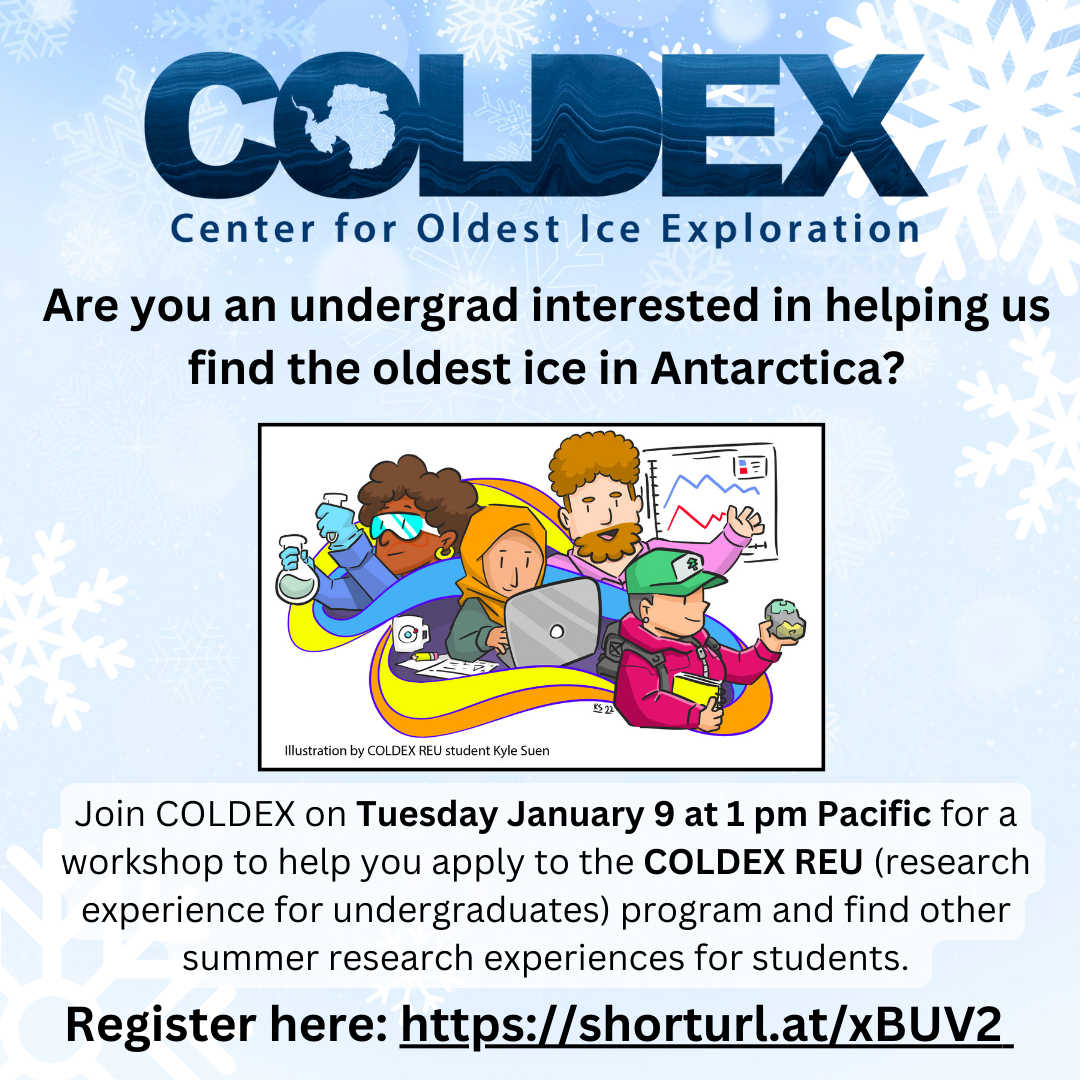COLDEX Research Experience for Undergraduates (REU) program — Center ...