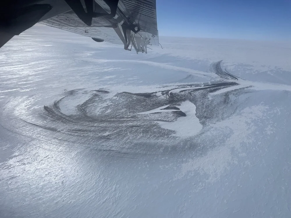 Shallow ice core drilled at Elephant Moraine; South Pole surveys ...
