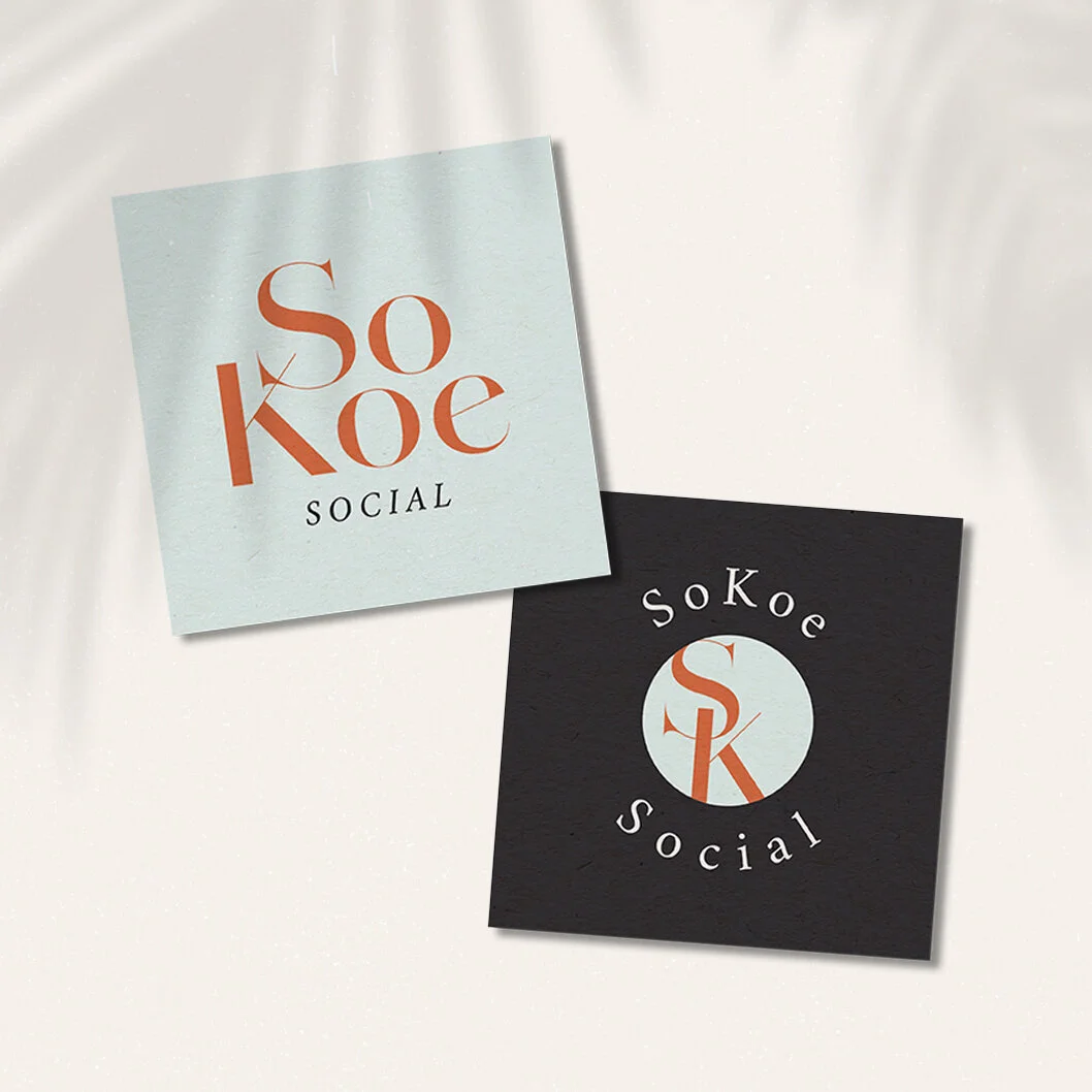 Chic, Editorial and Vintage Brand and Website Design for SoKoe Social ...