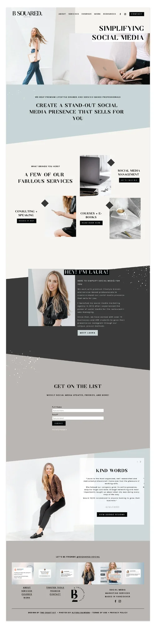 Professional and Approachable Rebrand and Website Design for Social ...