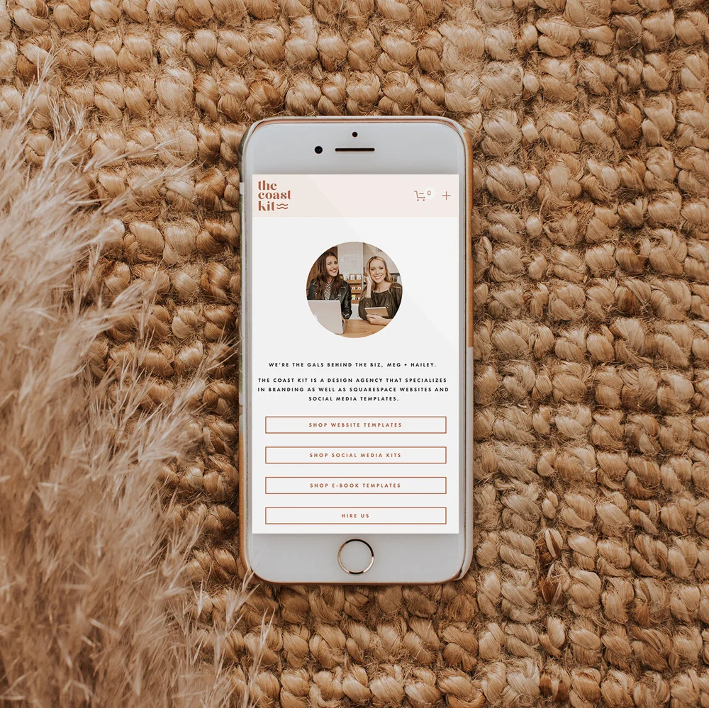 Creating a unique "Link In Bio" page on your Squarespace Website — The ...