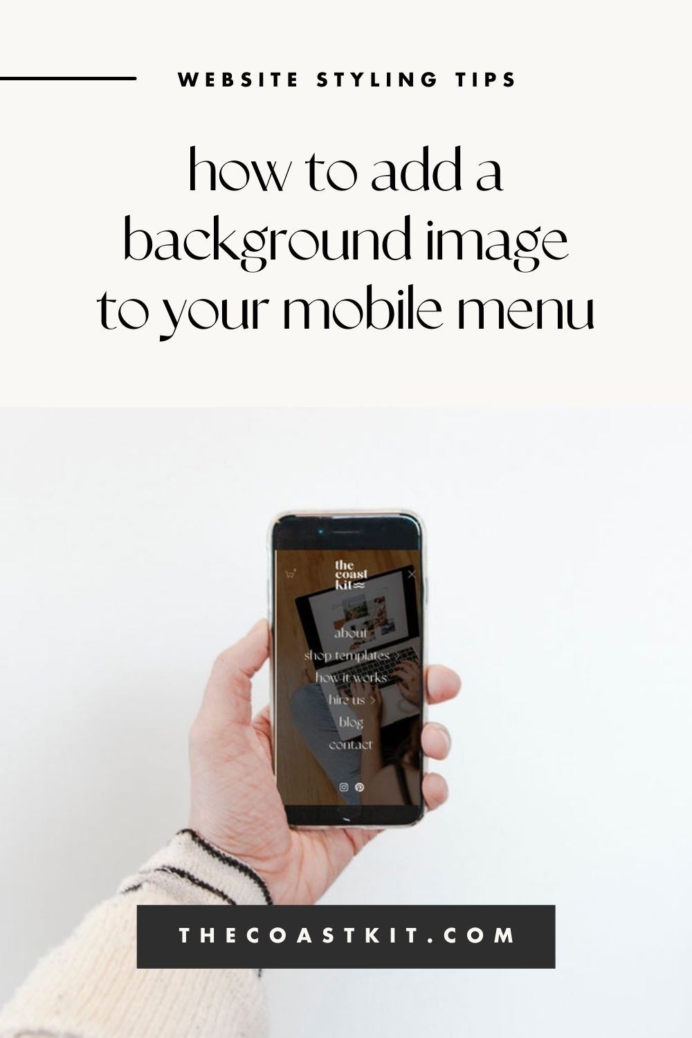 How to Add an Image Background to your Squarespace Website’s Mobile ...