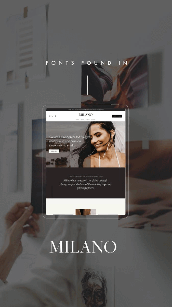 Our Fav Fonts and Pairings for Squarespace Website Design — The Coast Kit