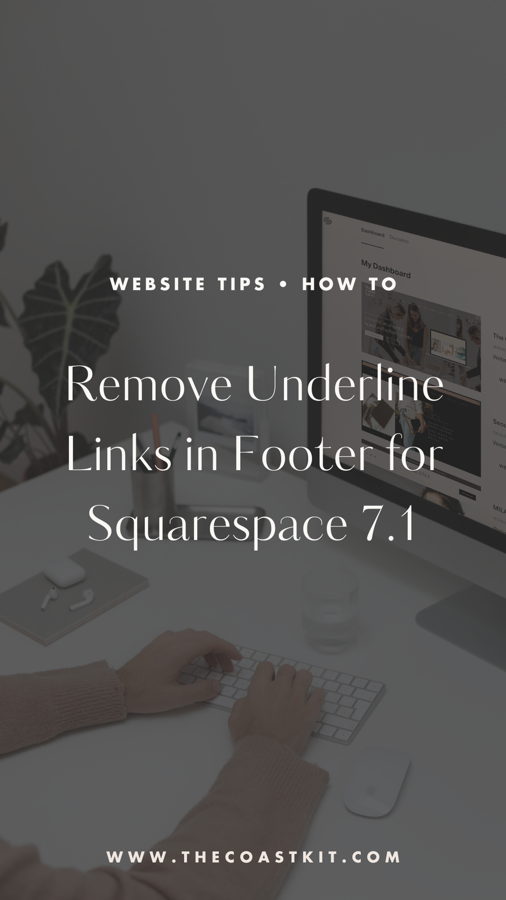 How to Remove Link and Navigation Underlines for Squarespace 7.1 Website - Custom Css Code — The ...