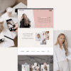 Trendy Squarespace Website Design for Social Media Expert, Laura Burden ...