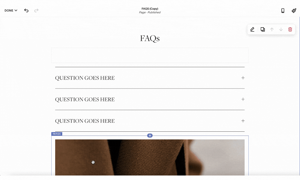 How to Add a FAQ Dropdown Accordion to your Squarespace Website — The ...