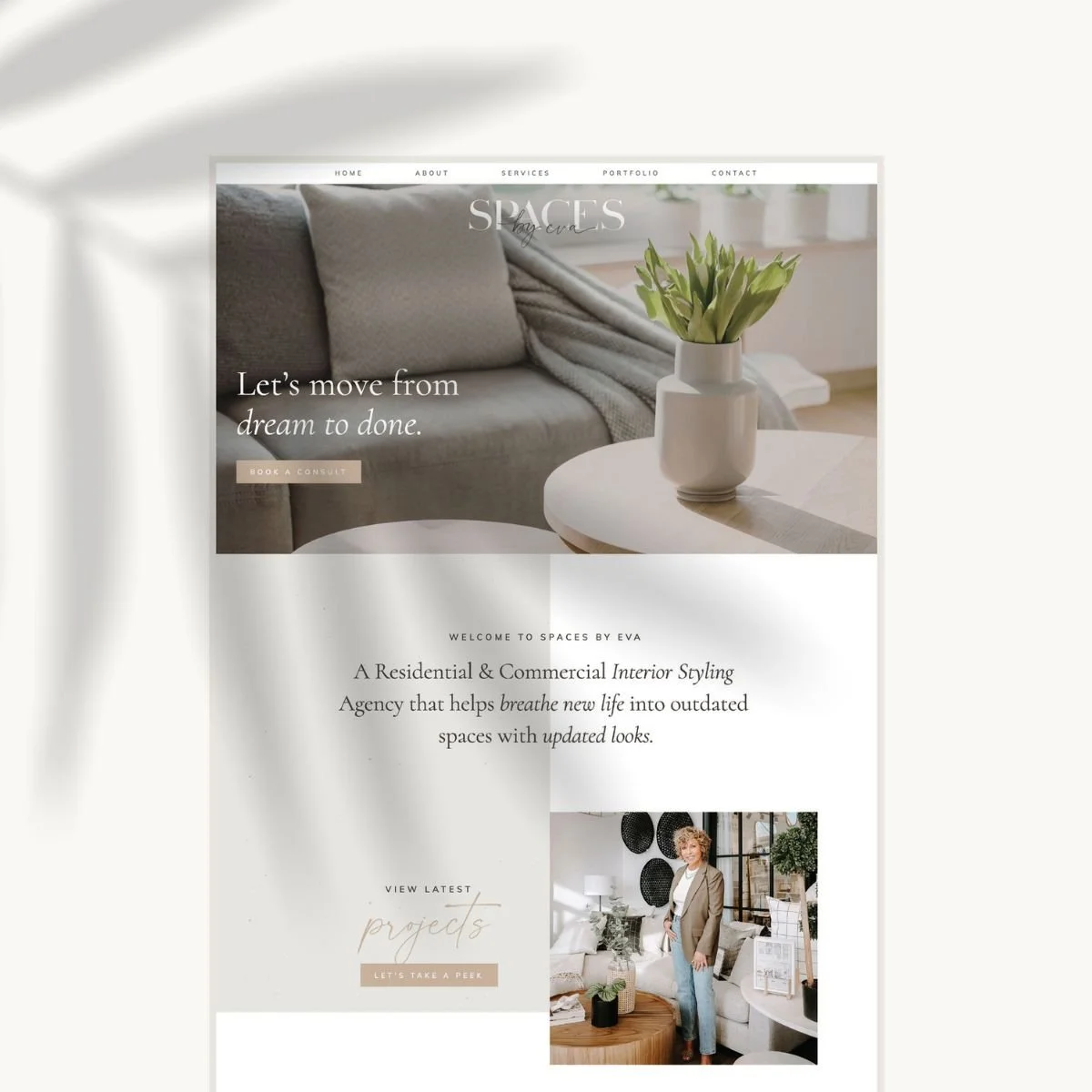 Calm and Warm Brand, Logo and Website designed for a Vancouver Island ...