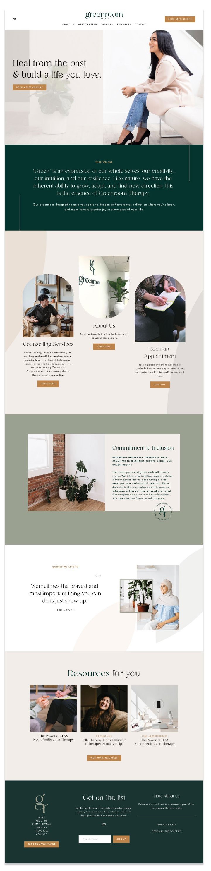 Website Inspiration for Therapists, Clinical Counsellors and Therapy ...
