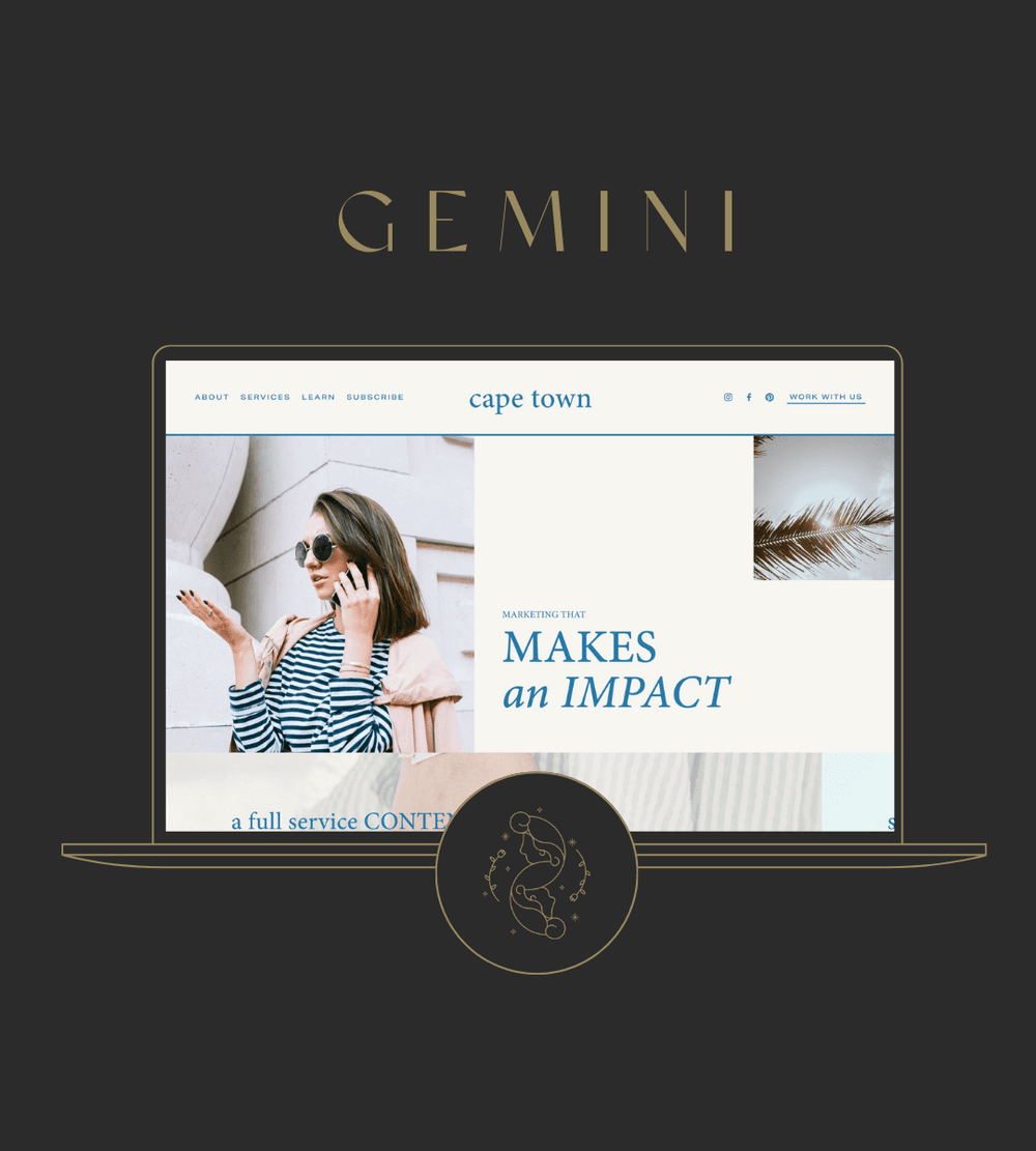 Our Website Templates as Zodiac Signs — The Coast Kit