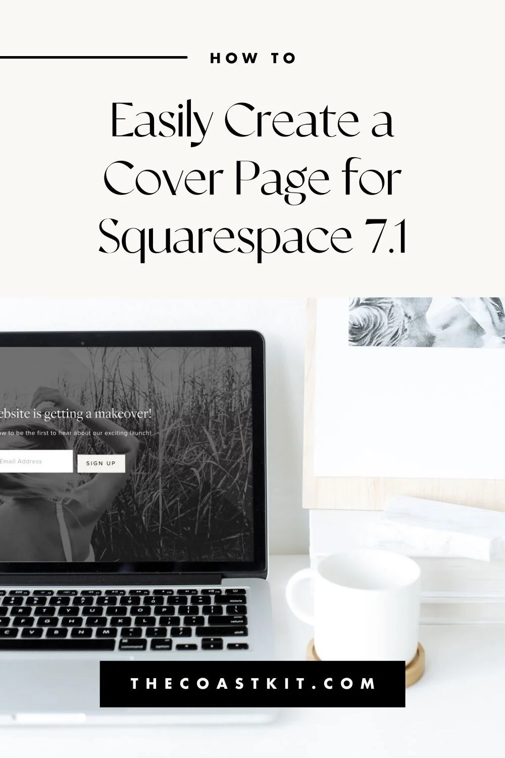 How to Easily Create a Cover Page (or Coming Soon or Landing Page) in ...