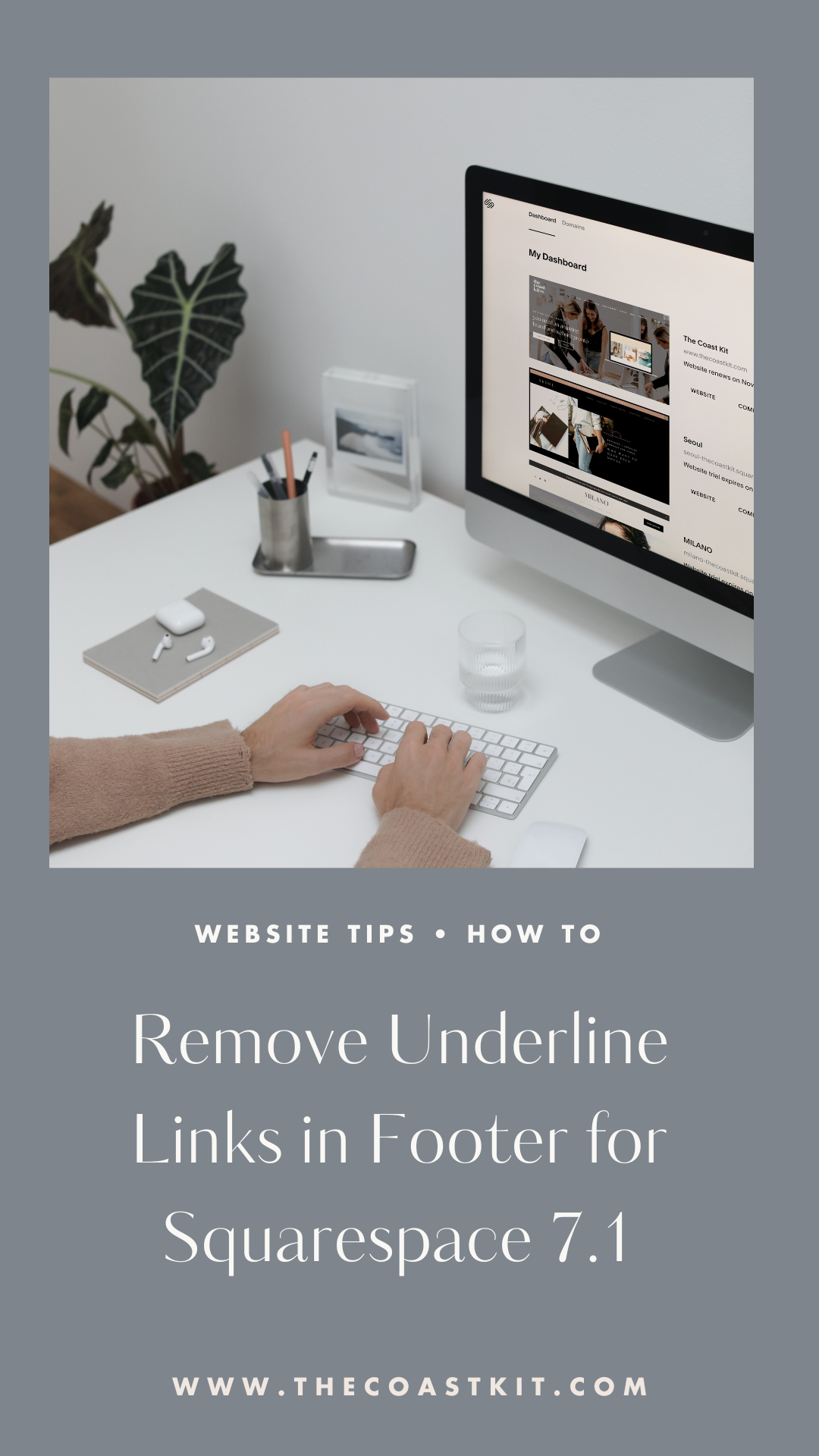 How to Remove Link and Navigation Underlines for Squarespace 7.1 Website - Custom Css Code — The ...
