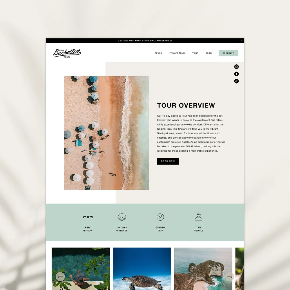 Fresh + Ocean-Inspired DIY + Take Off Website Transformation for Travel ...