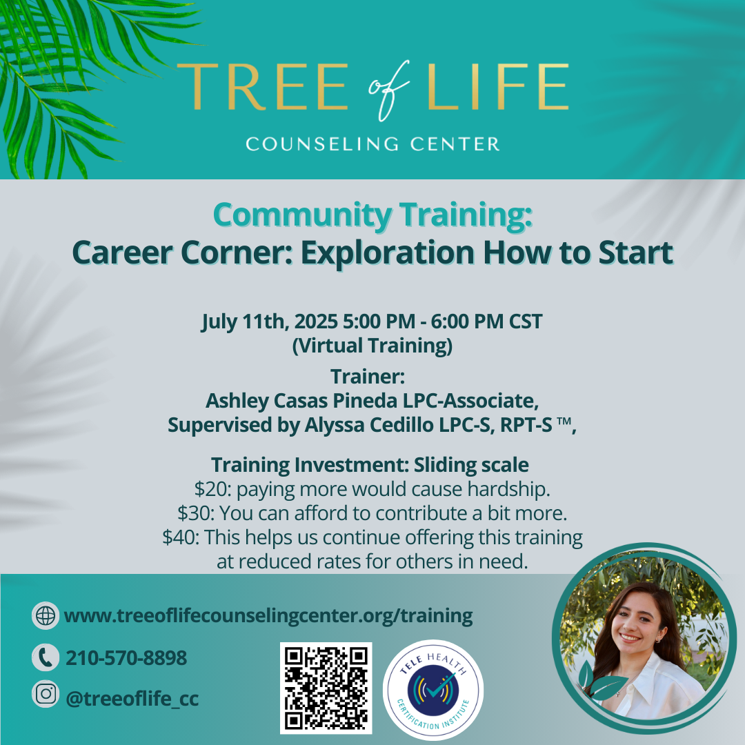 Community Trainings & Events | Tree of Life Counseling Center