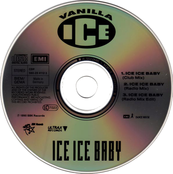 Vanilla Ice Ice Ice Baby Single