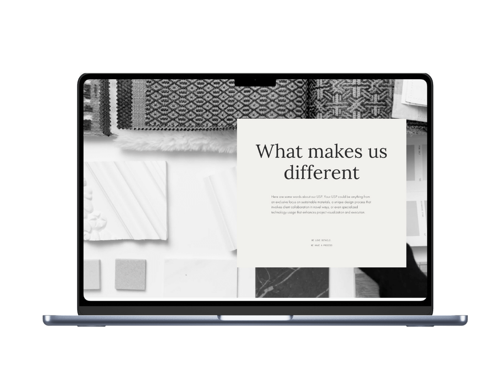 Modern Classic Template for Interior Designers — DESIGN INK CO ...