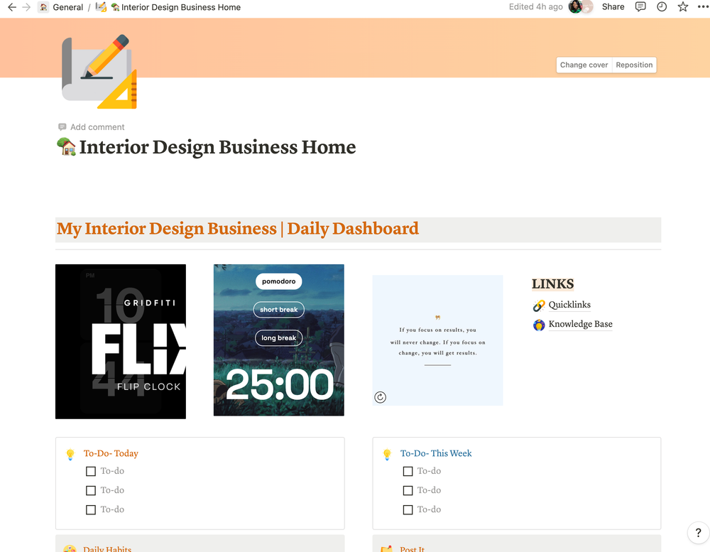 HOW I USE NOTION EFFECTIVELY & SIMPLY AS AN INTERIOR DESIGNER — DESIGN ...