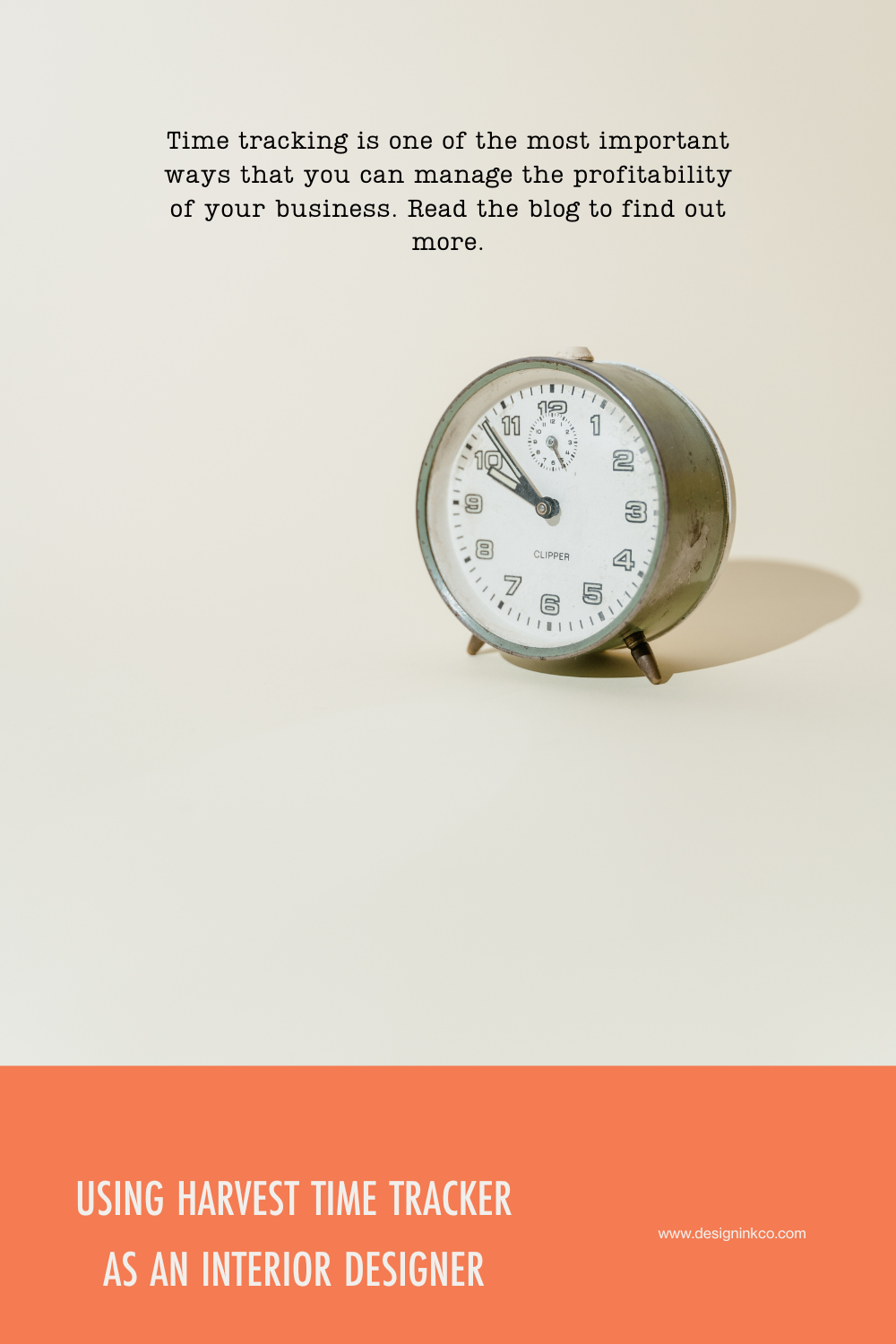 How to Time Track Your Interior Design Projects using harvest time ...
