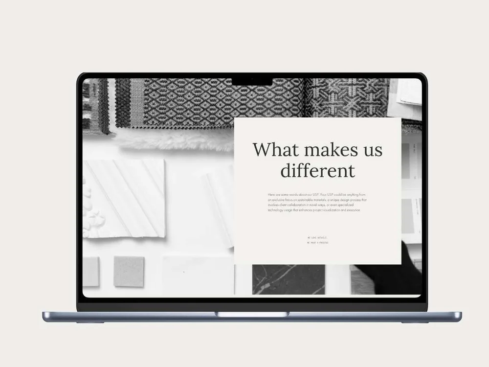 Modern Classic Template for Interior Designers — DESIGN INK CO ...