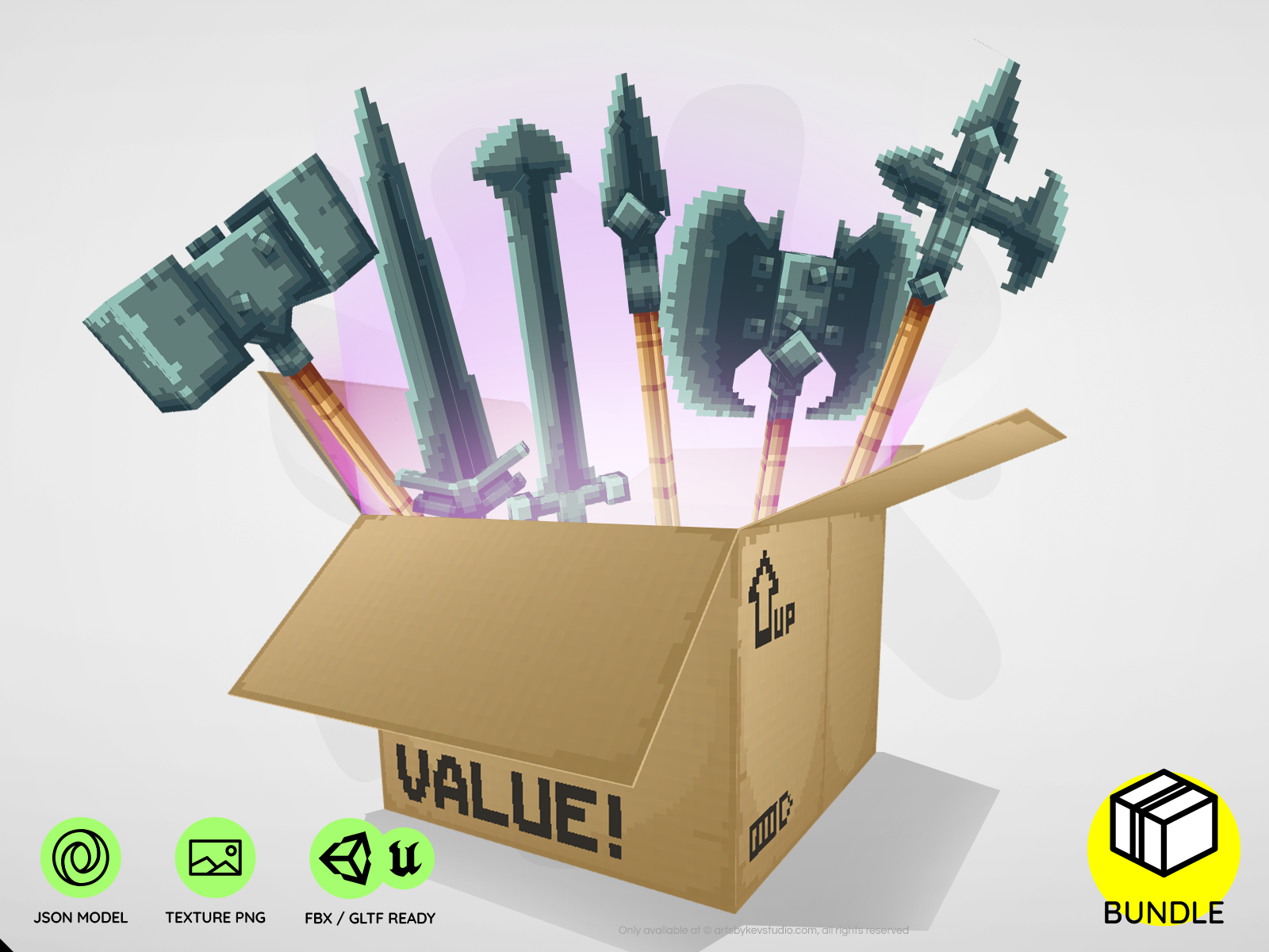 ARTSBYKEV 3D MODELS | Top Quality Assets for Games, Minecraft Mods ...