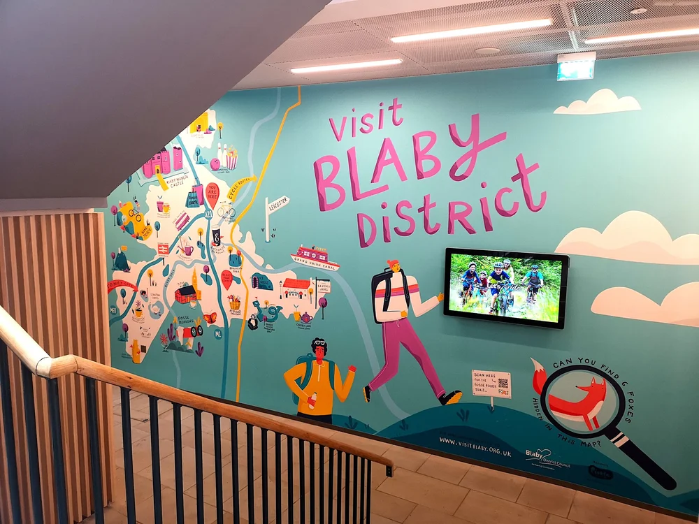 Blaby District Council Map and Animation — Pickle Illustration