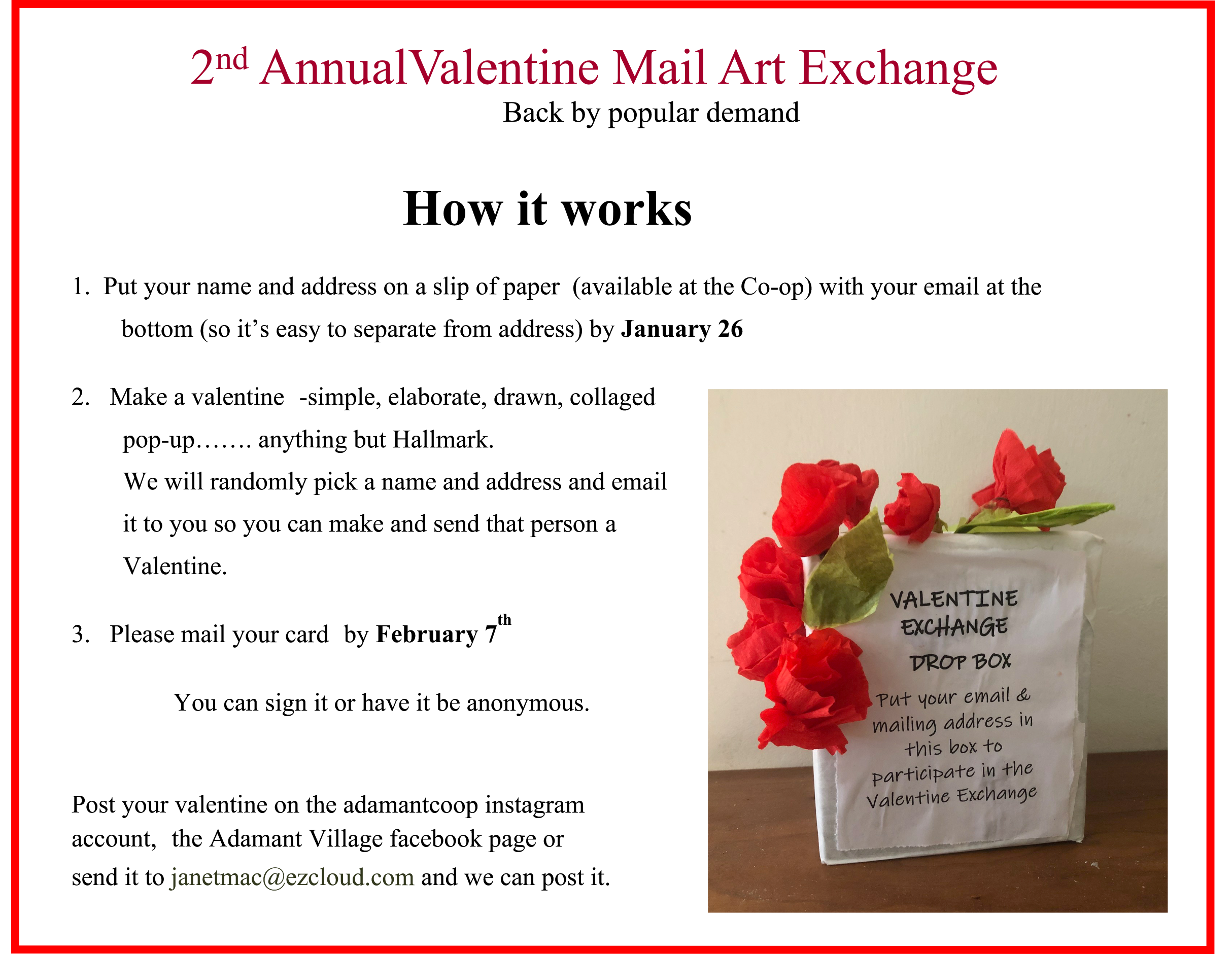 This Month — The Adamant Cooperative