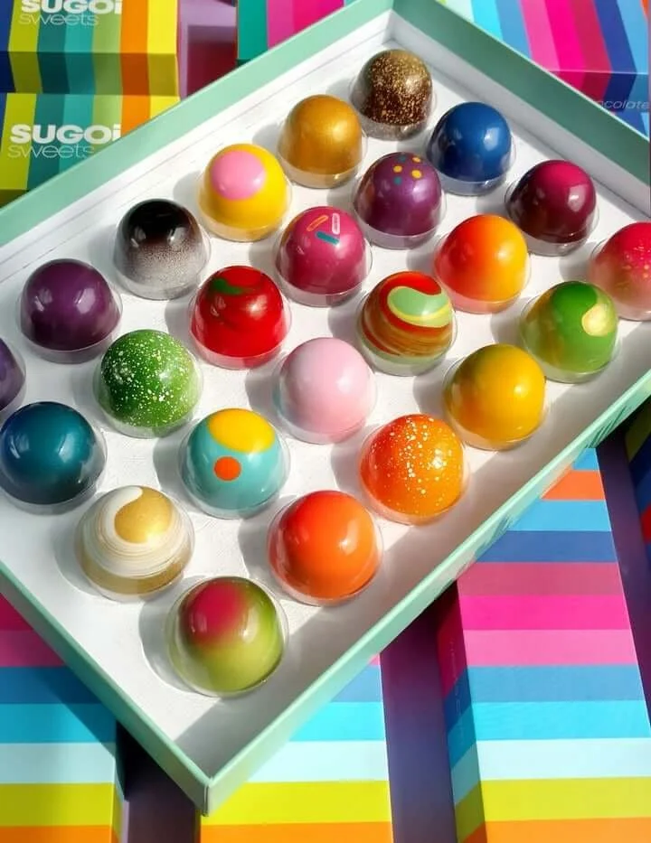 Sugoi Sweets Wows with Bold Colored Bonbons & Layers of Flavor | The ...