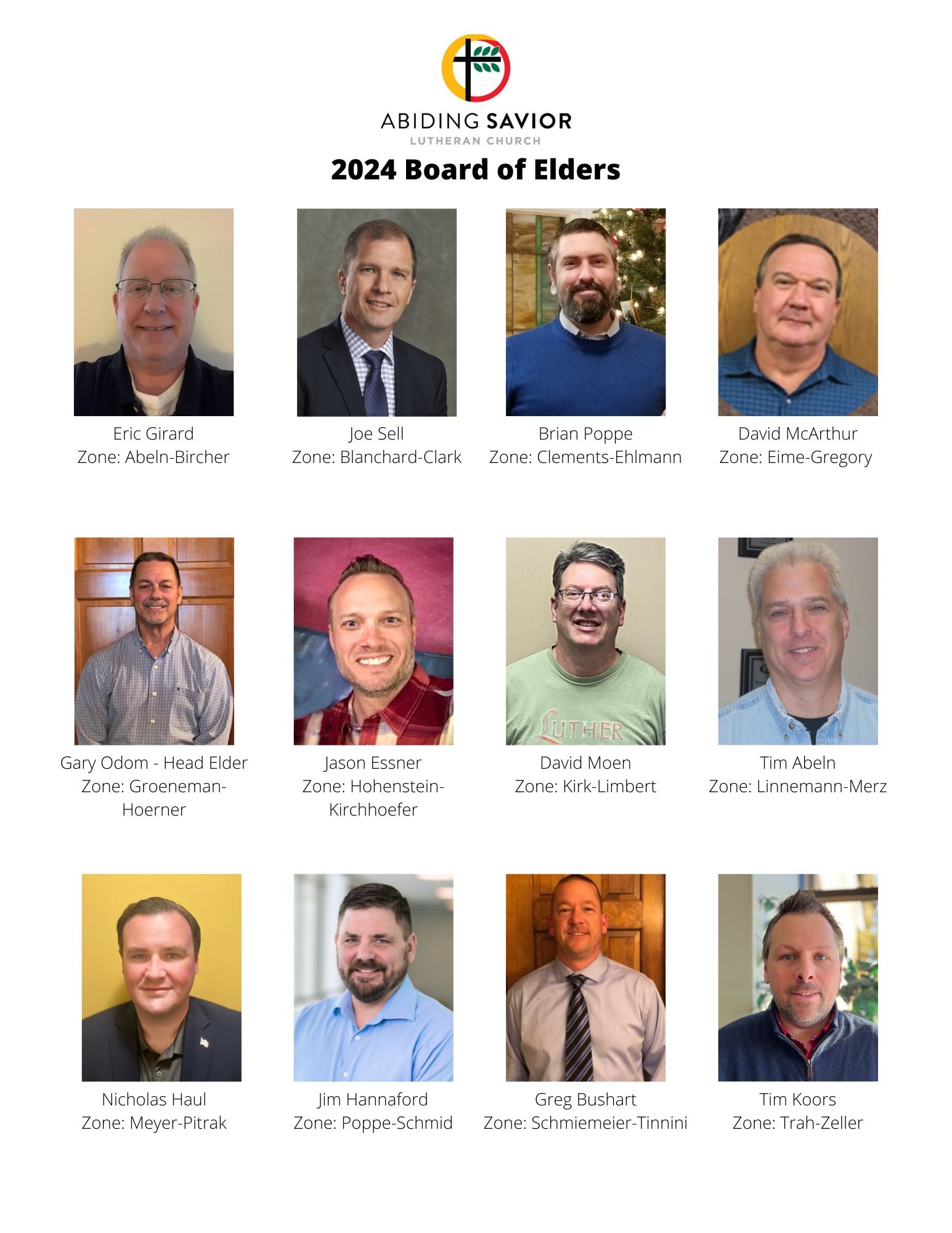 Our Board of Elders — Abiding Savior Lutheran Church