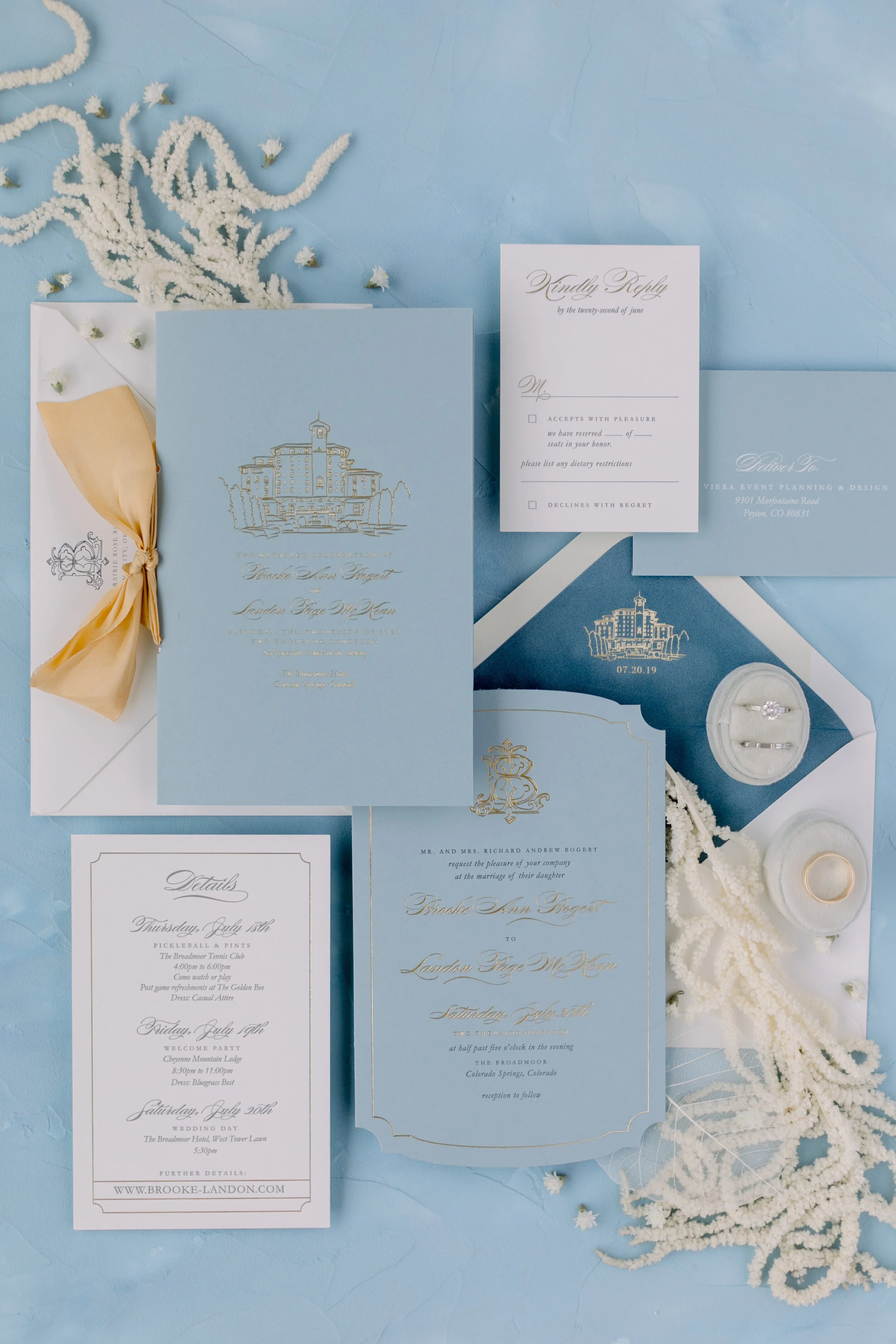 Fine Art Wedding Invitations — Rosewater Floral Design | Los Angeles ...