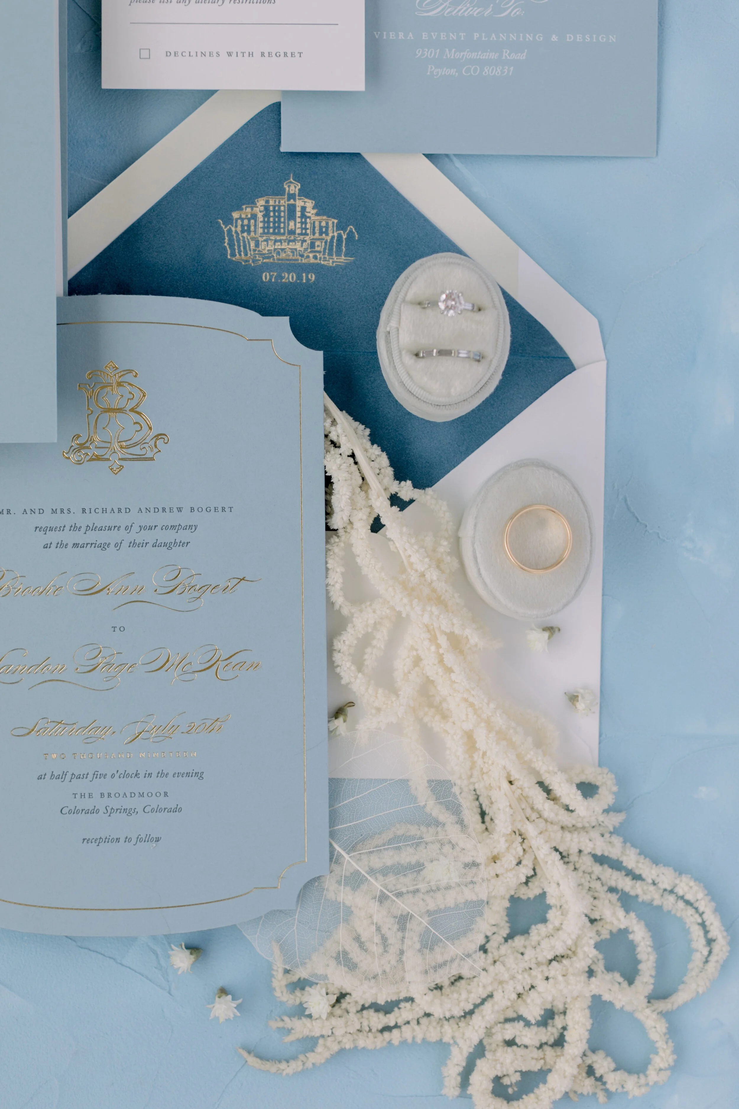 Fine Art Wedding Invitations — Rosewater Floral Design | Los Angeles ...