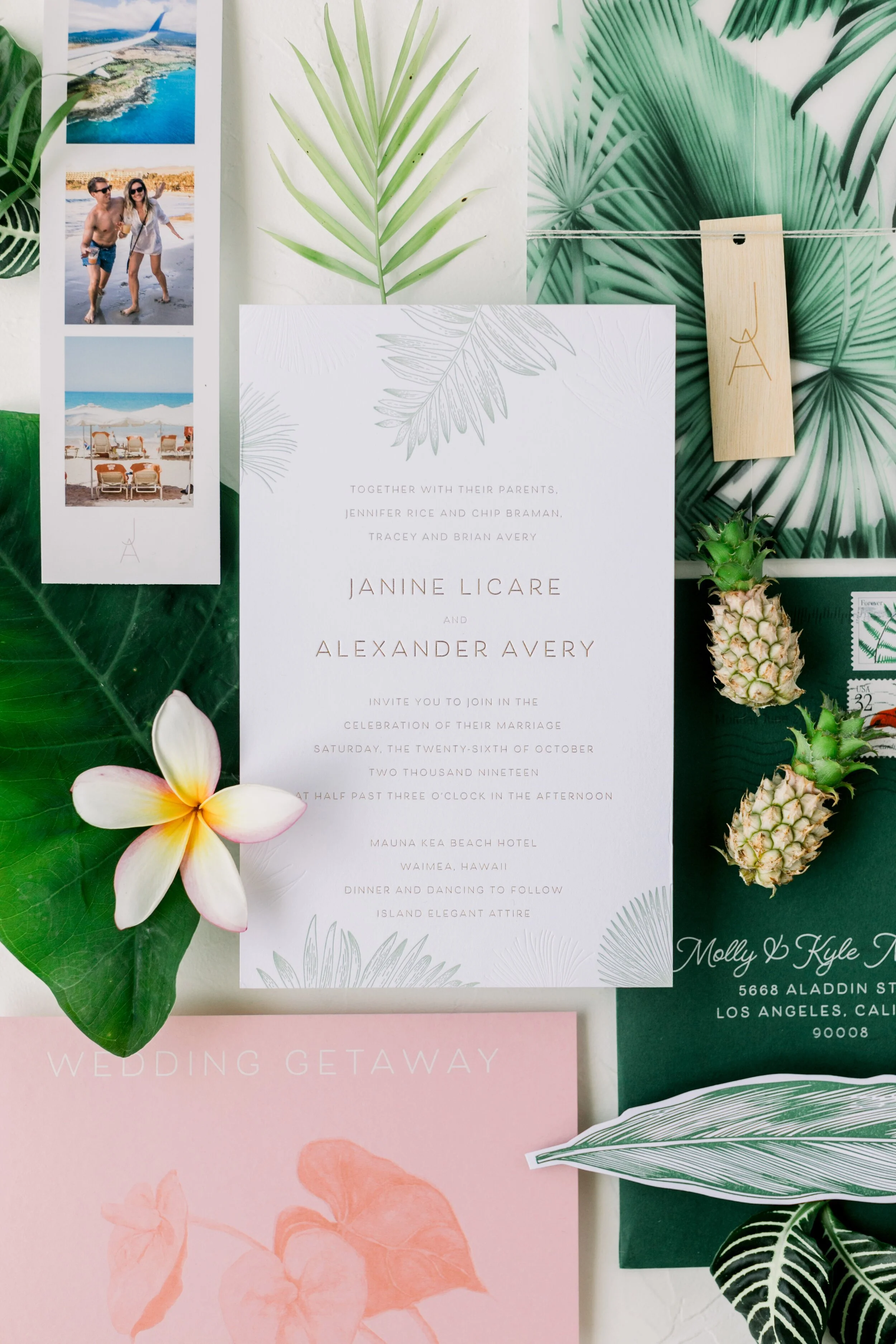 Fine Art Wedding Invitations — Rosewater Floral Design | Los Angeles ...