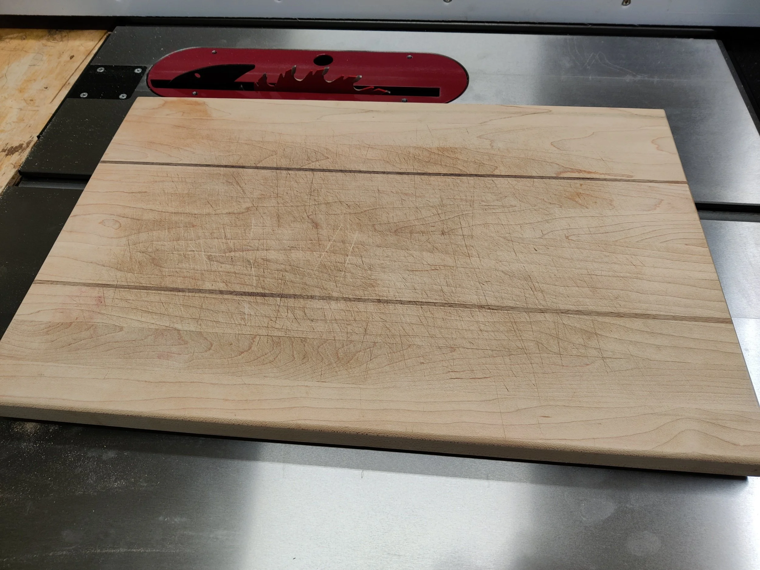 Fixing a Scratched and Chipped Cutting Board — Keaton Beyer Woodworking