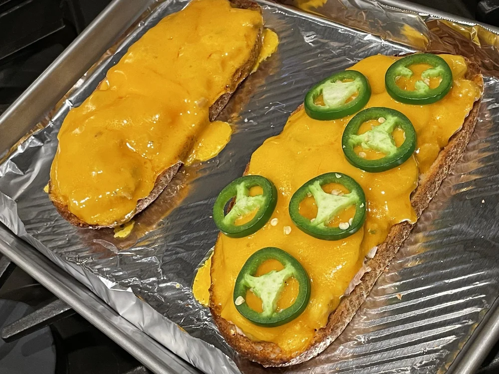 Jalapeno Cheddar Tuna Melt — #LarrysKitchen