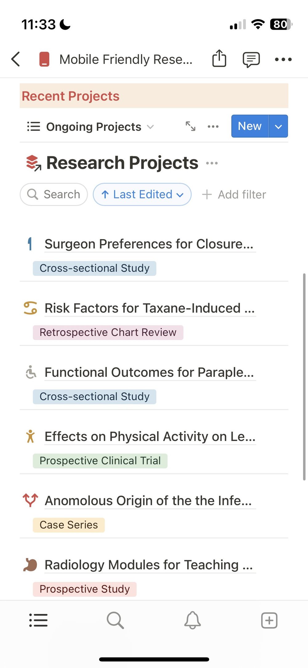 Medical Research Project Accelerator Notion Template — FALCONNOTES