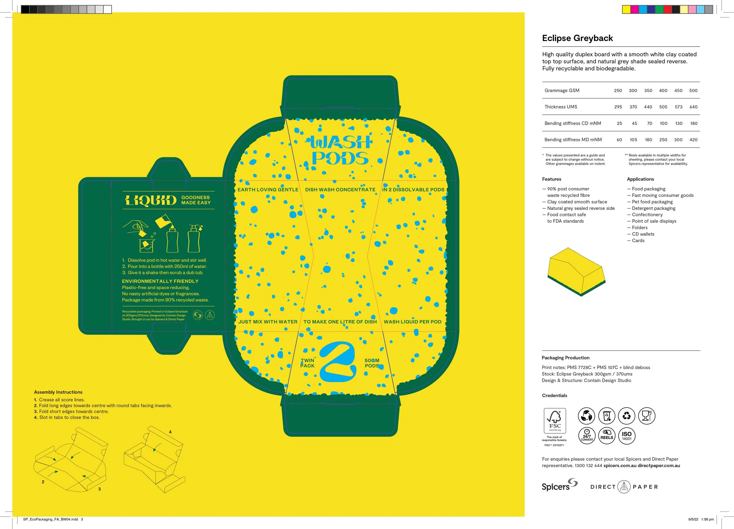 Spicers Direct Paper Packaging Promotion — Contain